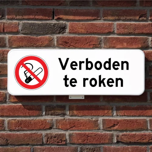 Bord Verboden te roken | vanaf €31 | Levertijd 2 - 3 dagen
