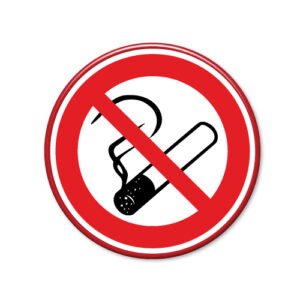 Bord niet roken nodig? - Kies formaat Ø40cm of Ø60cm