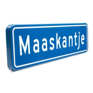 Plaatsnaambord met eigen tekst - 70x20cm of 100x30cm