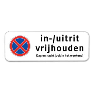 Wetgeving rondom parkeren bij een inrit en uitrit | Parkeerbord.nl